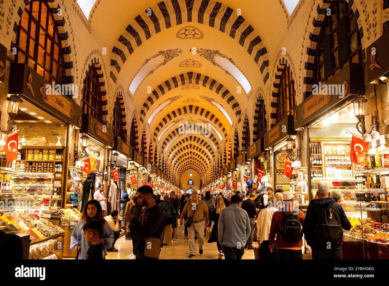 Shops of the Grand Bazaar, in Istanbul, Turkey s largest city on the ...