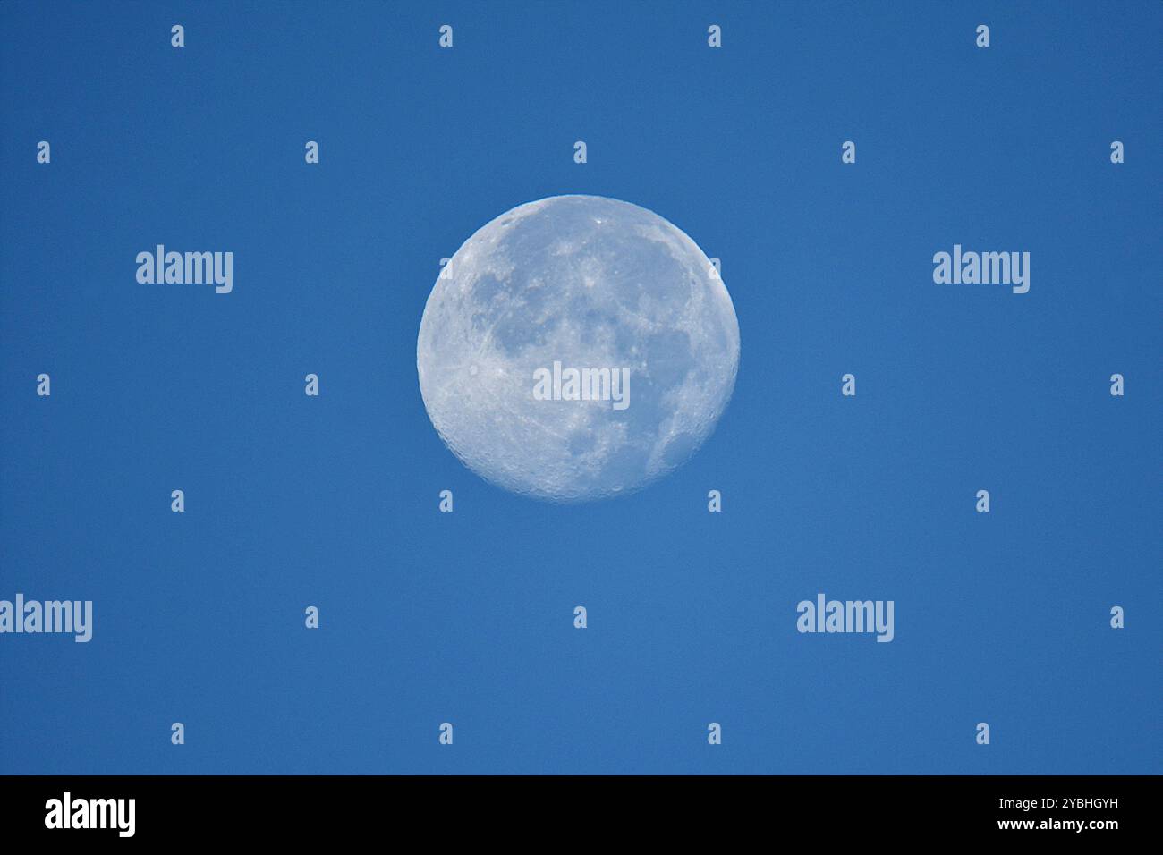 View of the Hunter's Moon, also called the Super Harvest Moon, at ...
