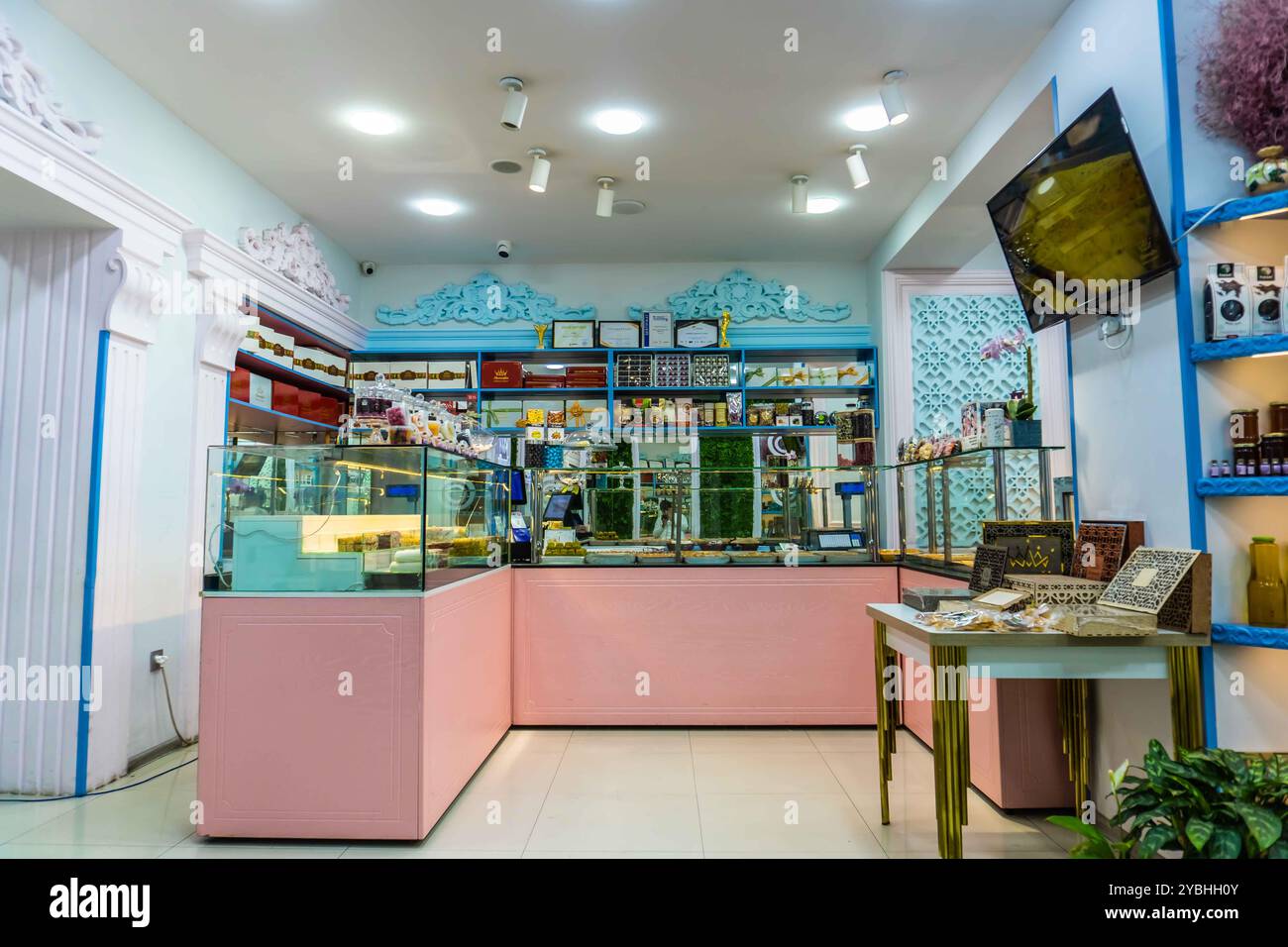 Interior of a Cake House in Baku, Azerbaijan Stock Photo - Alamy