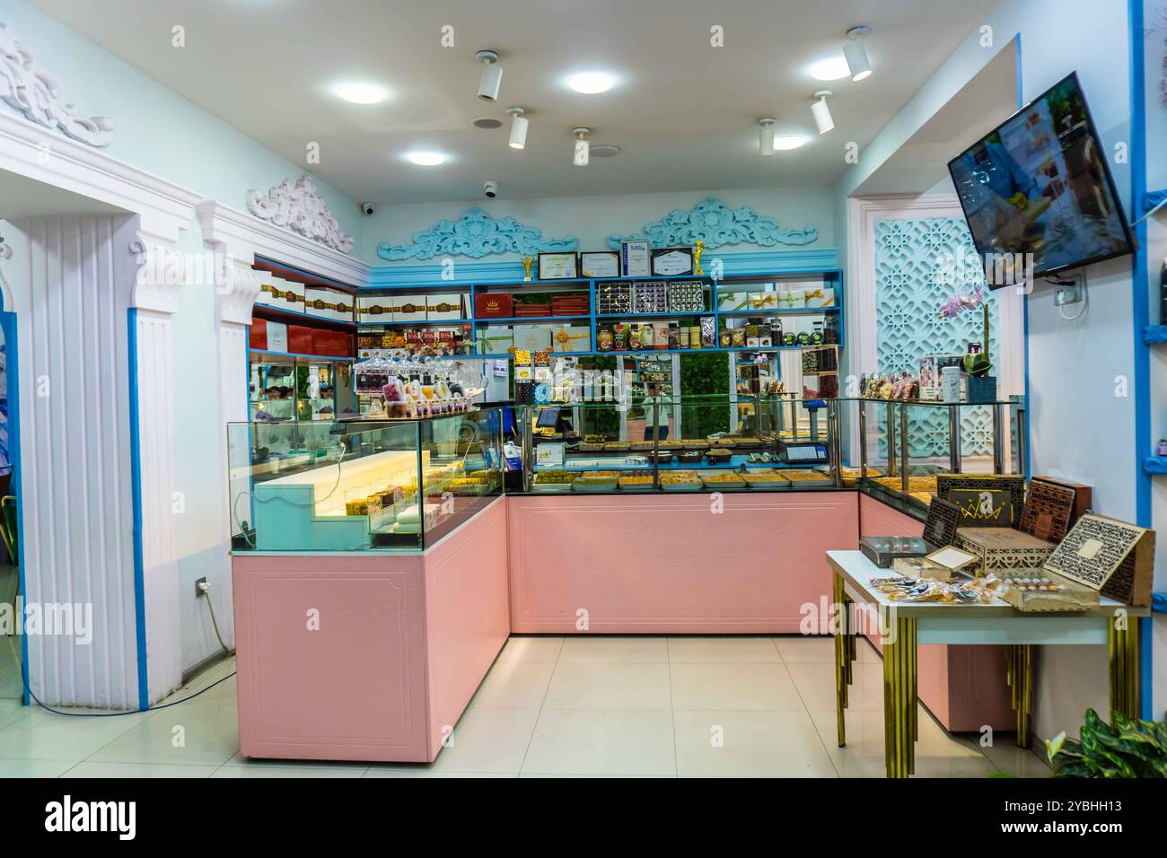 Interior of a Cake House in Baku, Azerbaijan Stock Photo - Alamy
