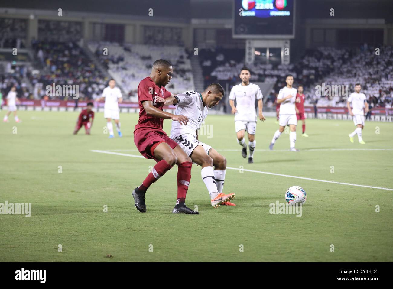 FIFA World Cup and AFC Asian Cup Qualifications, Qatar vs Afghanistan ...