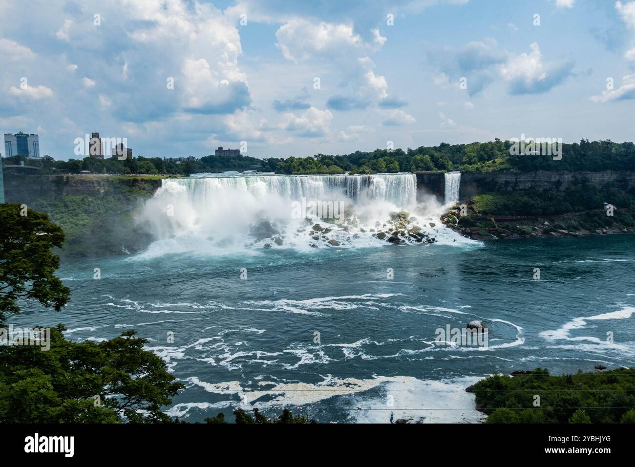 Aerial panoramic view powerful waterfalls hi-res stock photography and ...