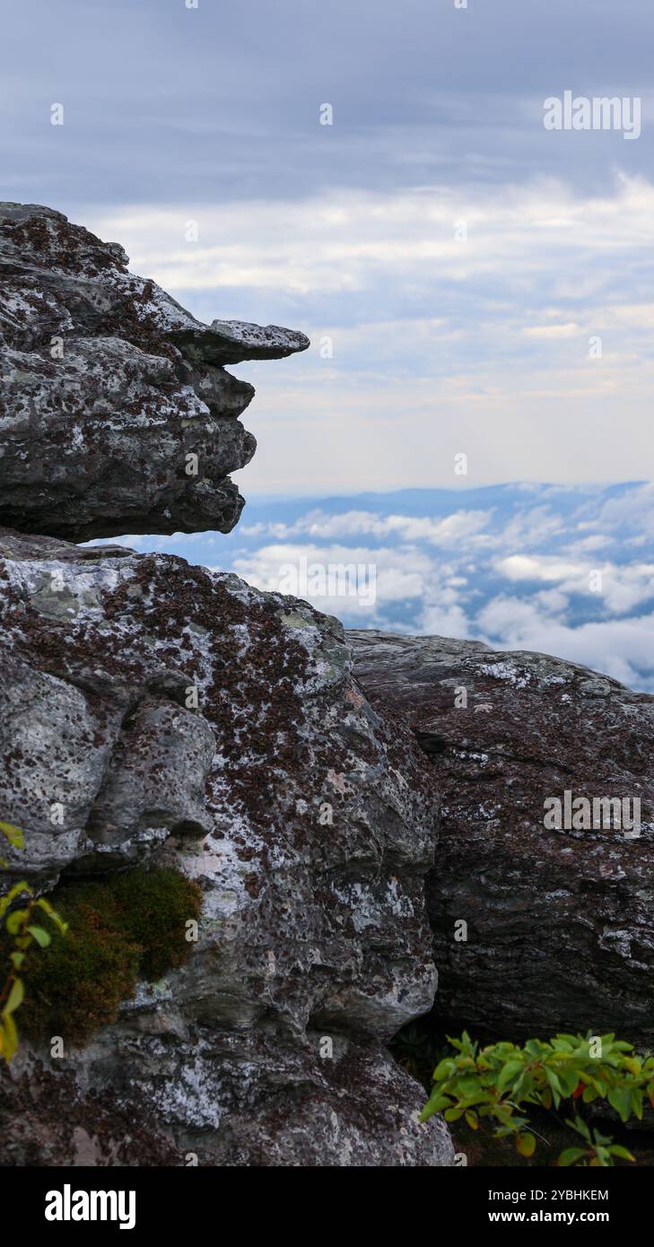 Rock gorge and peaks of the mountain ranges hi-res stock photography ...
