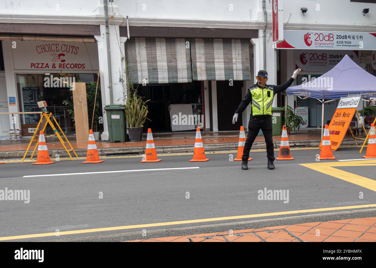 Traffic control officer hi-res stock photography and images - Alamy