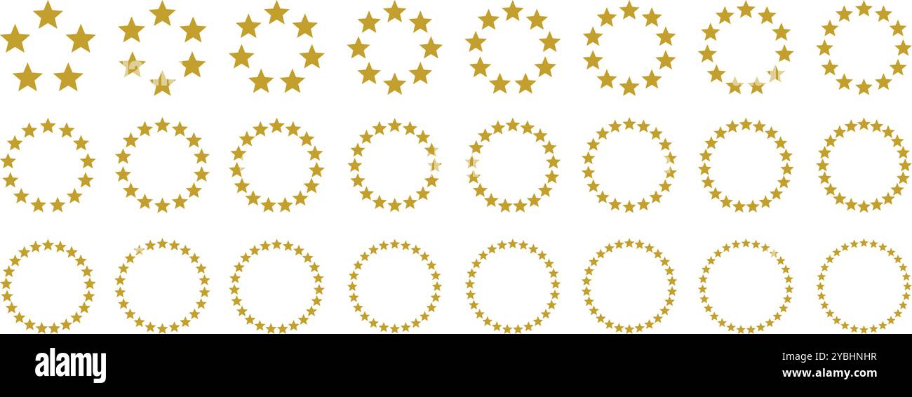 Arranged in circular patterns hi-res stock photography and images - Alamy