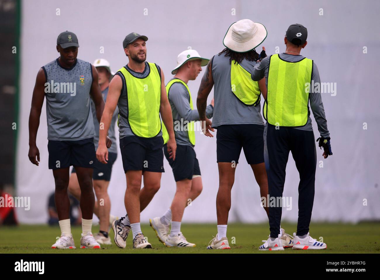 South Africa Team attends practice session at the Sher-e-Bangla ...