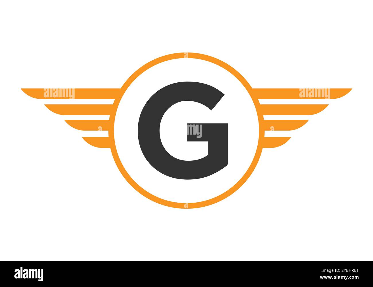 Letter G Wing Logotype. Speed Symbol Vector Stock Vector Image & Art ...