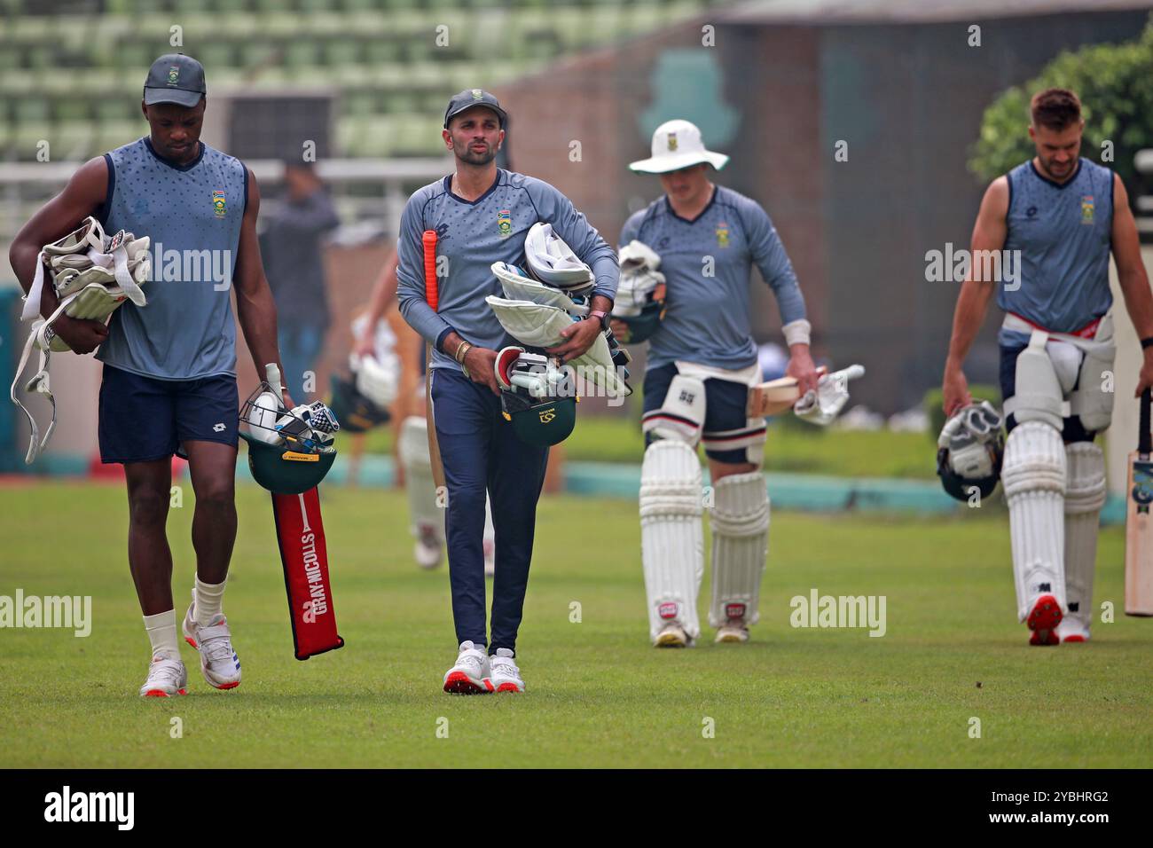South Africa Team attends practice session at the Sher-e-Bangla ...