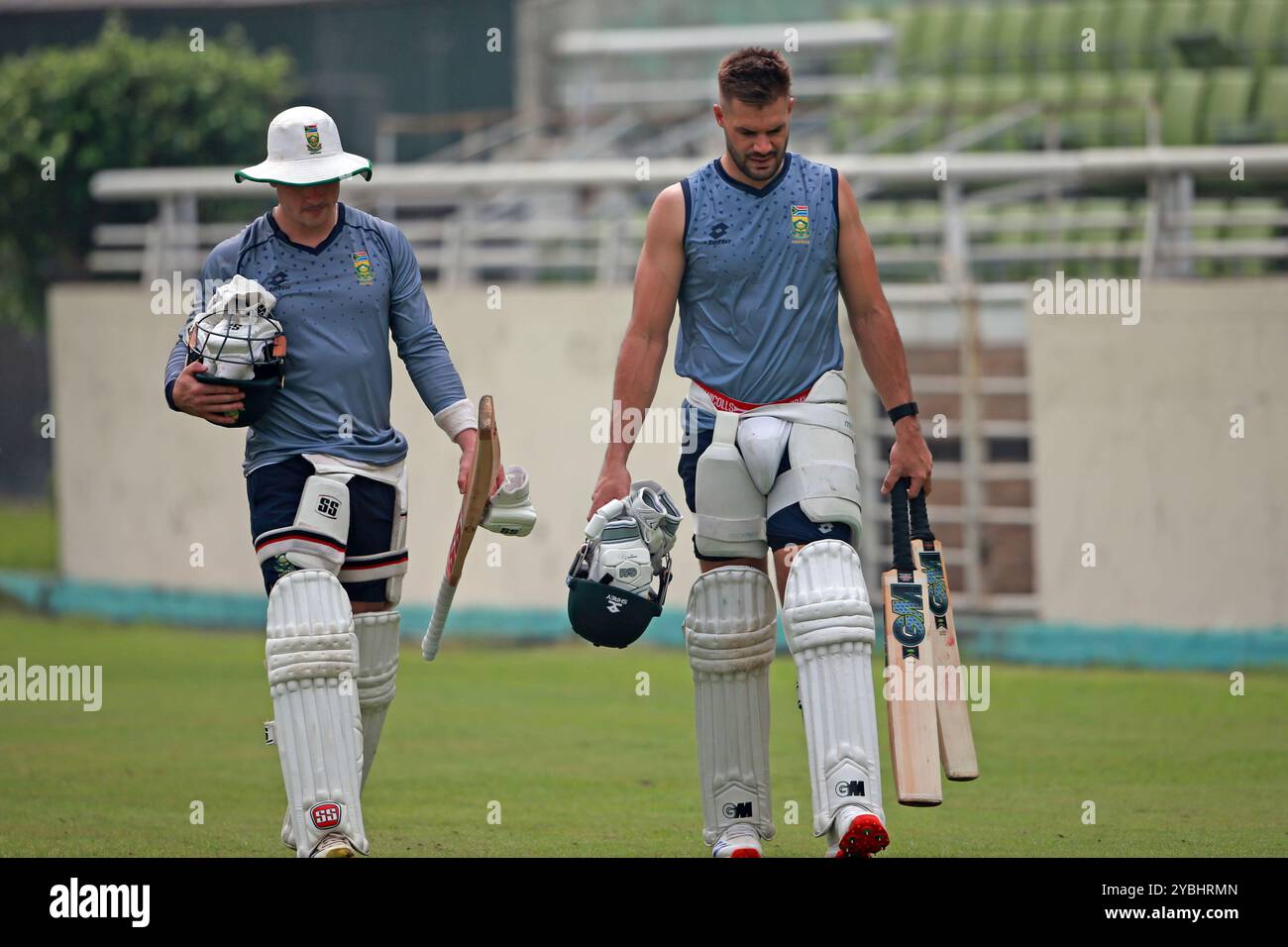 South Africa Team attends practice session at the Sher-e-Bangla ...