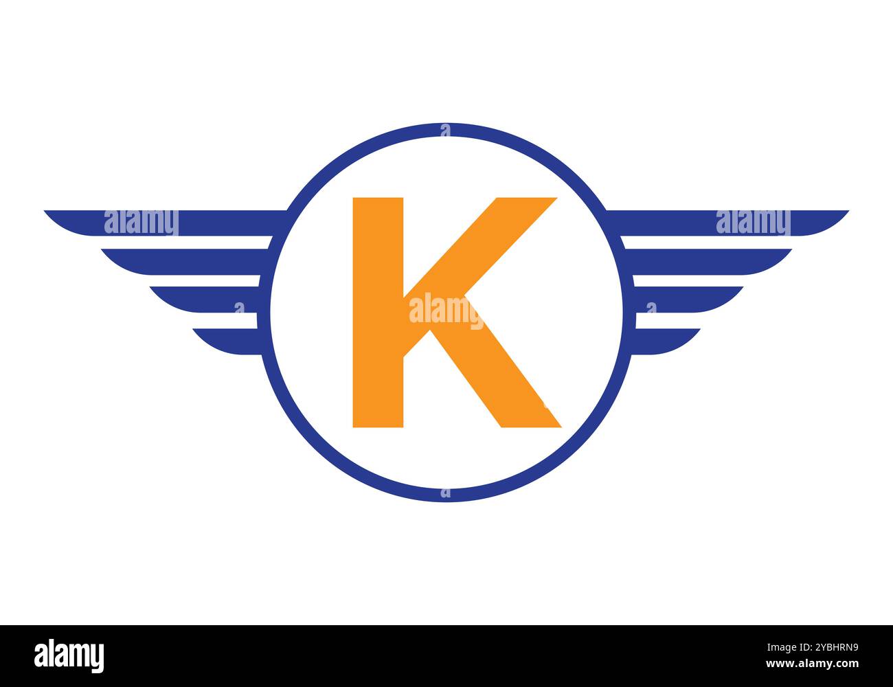 Letter K Wing Logotype. Speed Symbol Vector Stock Vector Image & Art ...