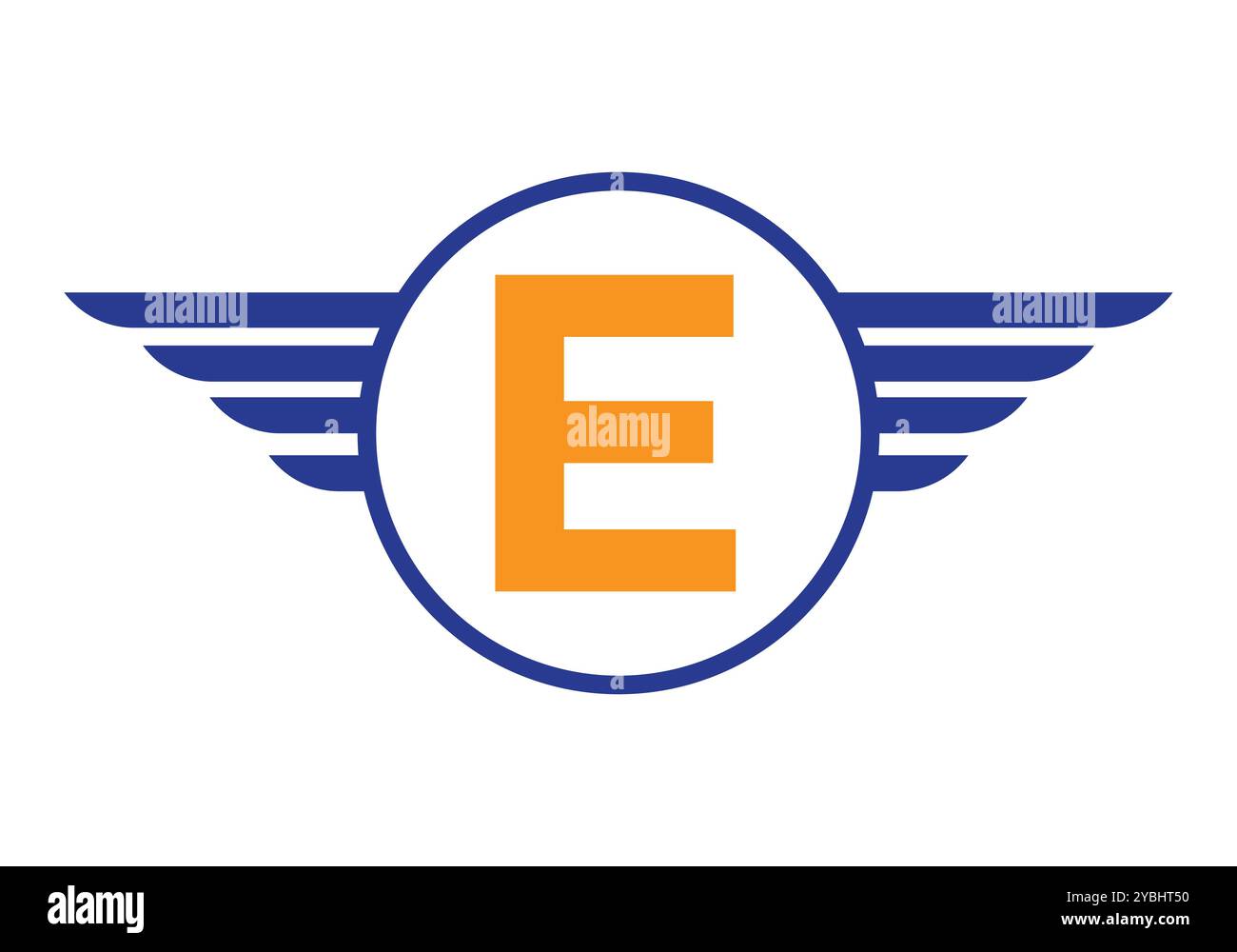 Letter E Wing Logotype. Speed Symbol Vector Stock Vector Image & Art ...