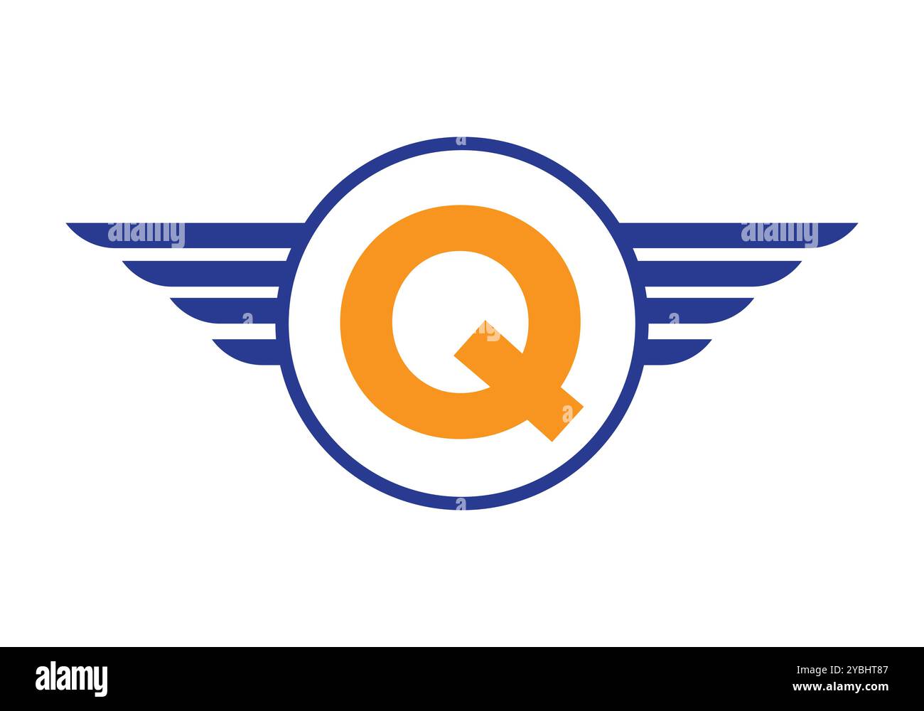 Letter Q Wing Logotype. Speed Symbol Vector Stock Vector Image & Art ...