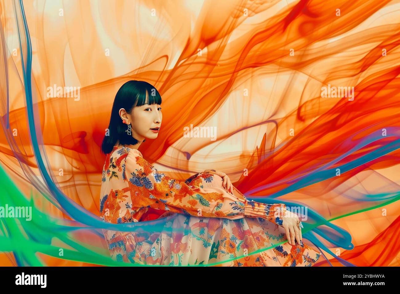 Vibrant psychedelic remix a burst of strong, bright colors perfect for ...