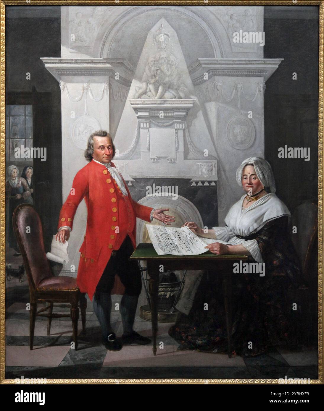 Portrait of the De San Family (1773) by flemish master painter Gerardus ...