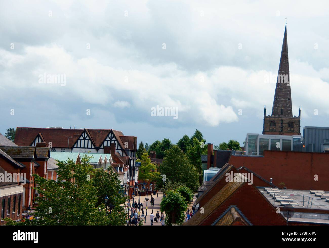 Images of Solihull town centre from the roof of Touchwood shopping ...