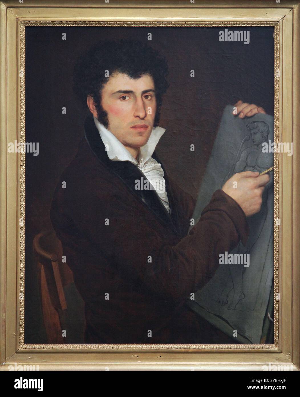 Portrait of Phillippe Jacques van Houtte by Joseph Denis Odevaere (1778 ...