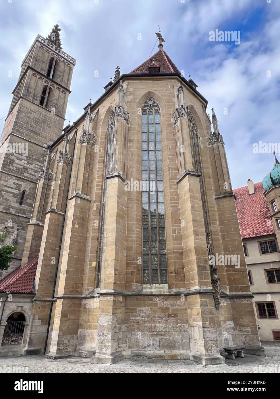 Saint Jacob's church, Rothenburg ob der Tauber, Bavaria, Germany Stock ...