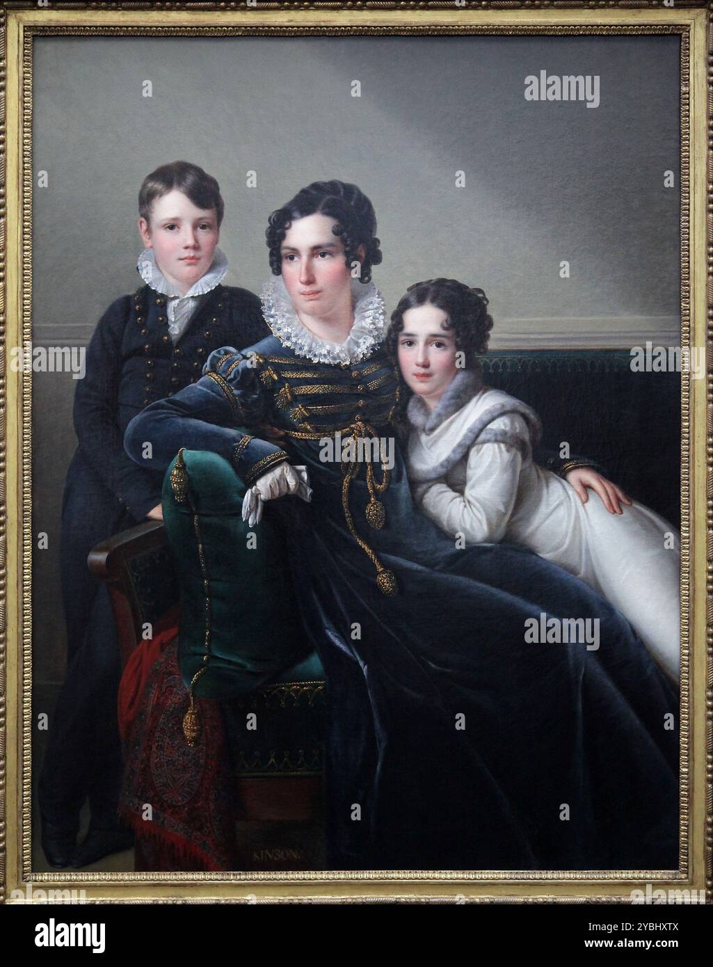 A woman and her two Children by François-Joseph Kinson (Franciscus ...