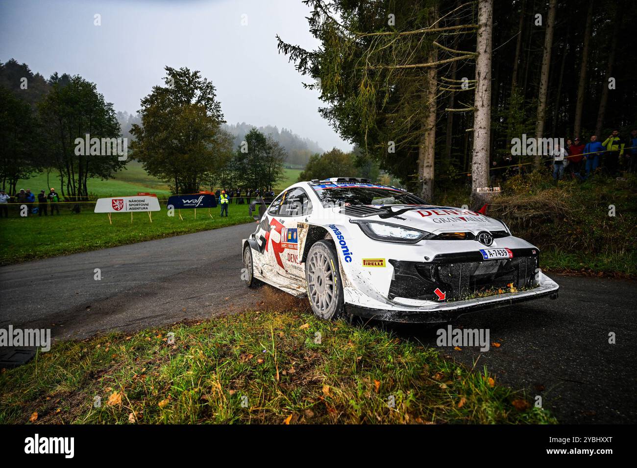 Driver Sami Pajari And Co-Driver Enni Malkonen, Of The Team Toyota ...