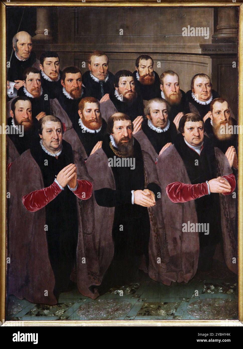 Portrait panels of the Noble Brotherhood of the Holy Blood (1556) by ...