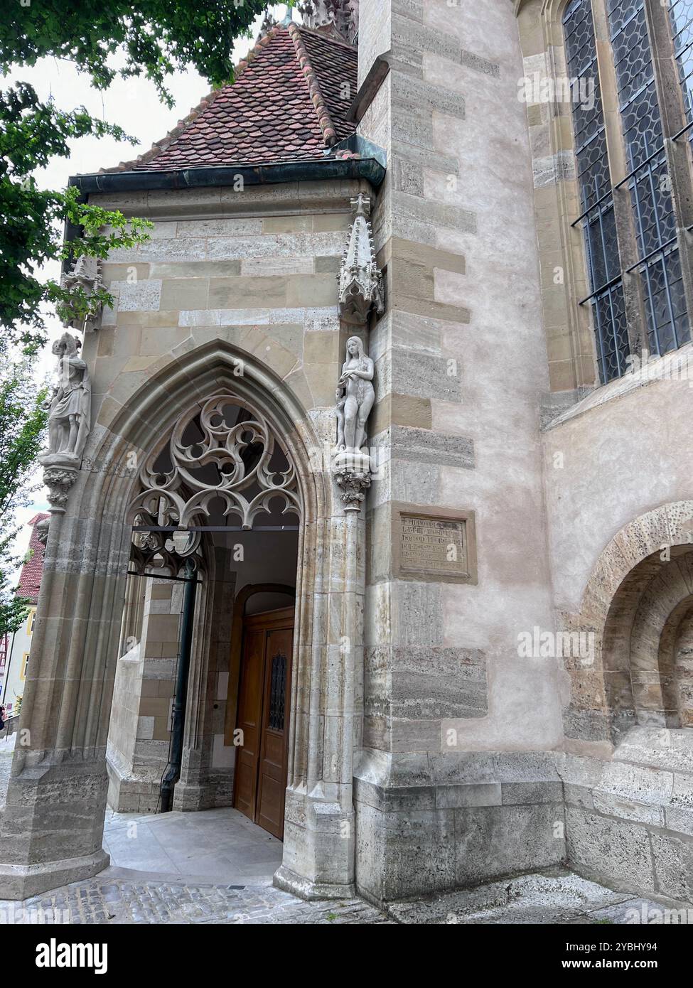Saint Jacob's church, Rothenburg-ob-der-Tauber, Bavaria, Germany Stock ...