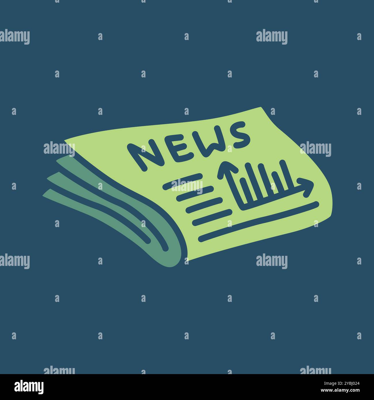 Newspaper icon cartoon style hi-res stock photography and images - Alamy