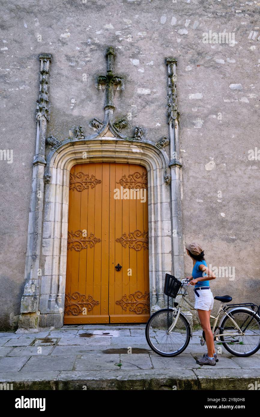 France, Cher (18), Saint-Satur, Saint-Pierre de Saint-Satur Church ...