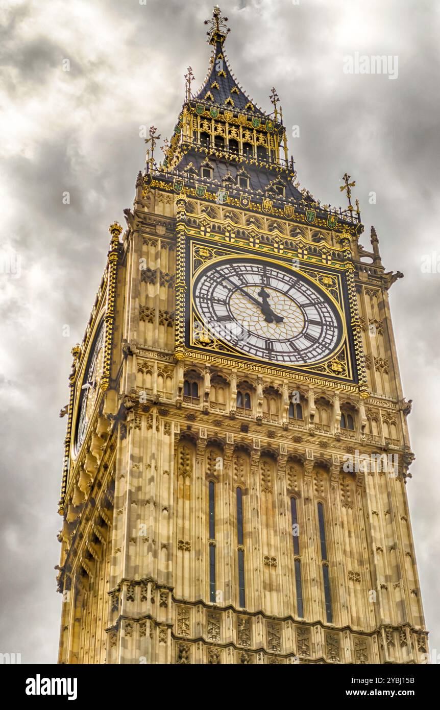 The Big Ben, part of the Houses of Parliament and iconic landmark of ...