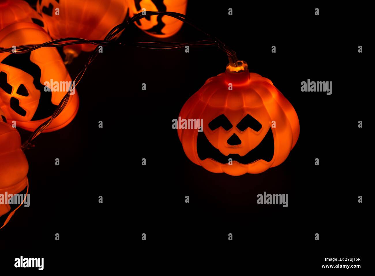 Pumpkin themed lights hi-res stock photography and images - Alamy