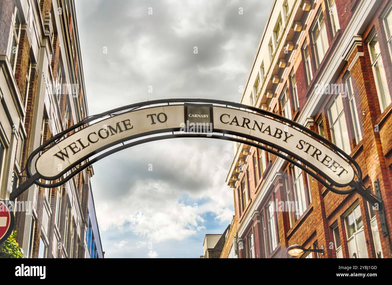 LONDON - MAY 28: Carnaby Street sign in London, UK on May 28, 2015 ...