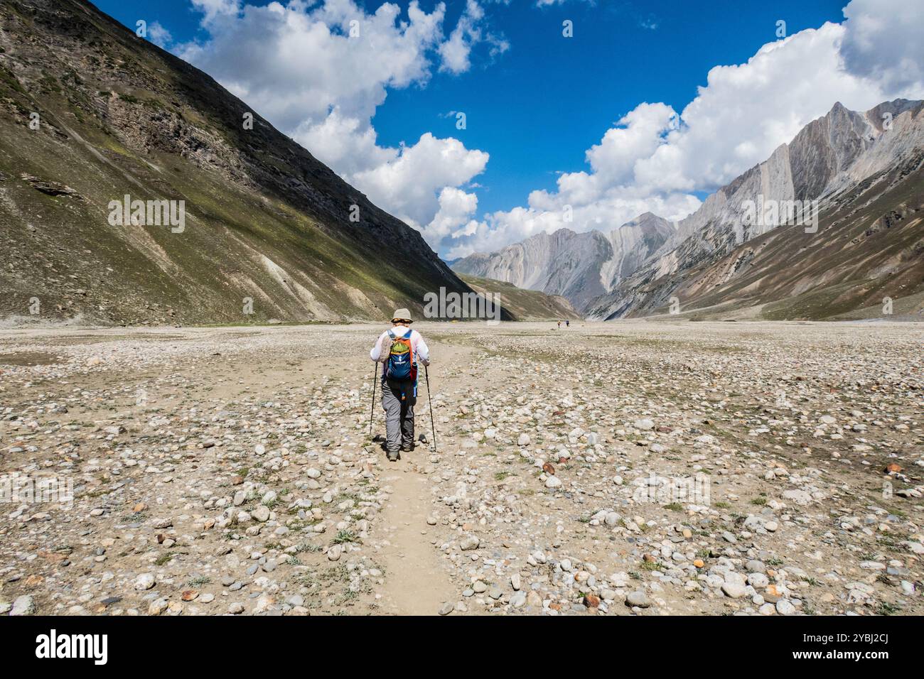 Trekking through the beautiful lush Warwan Valley, Pir Panjal Range ...