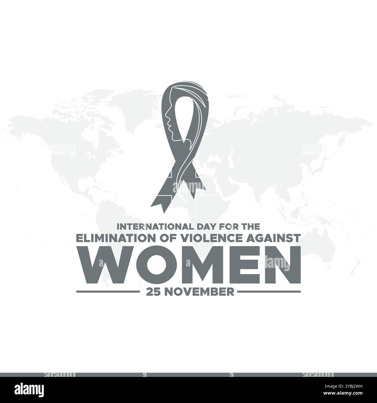 International Day for the Elimination of Violence against Women vector ...