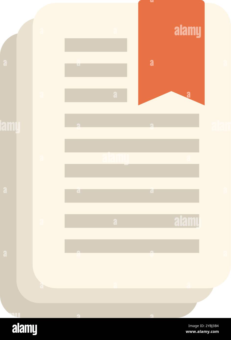 Small stack of paper Stock Vector Images - Alamy