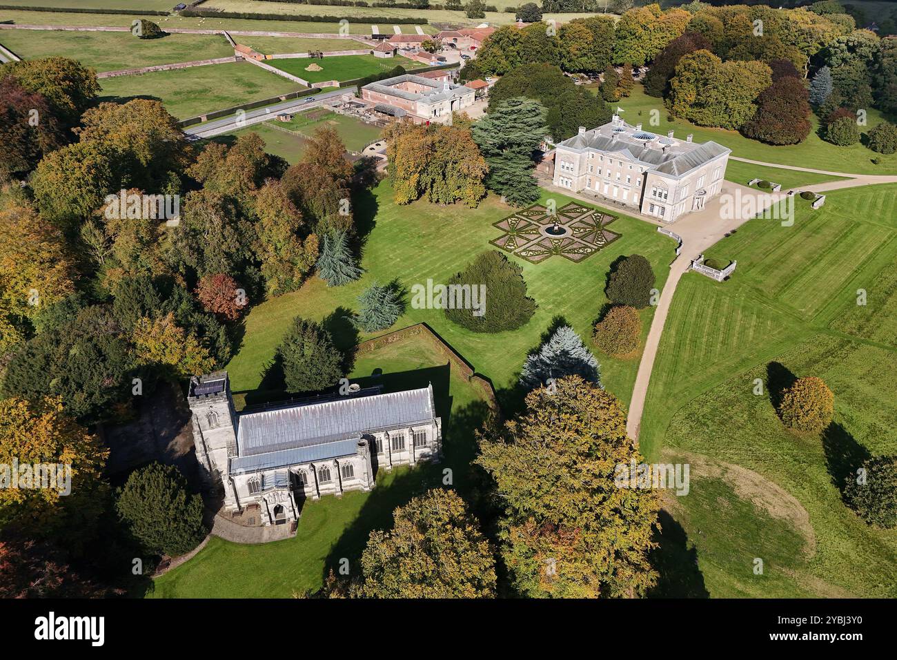 parish church of Sledmere, Sledmere House, East Riding of Yorkshire ...
