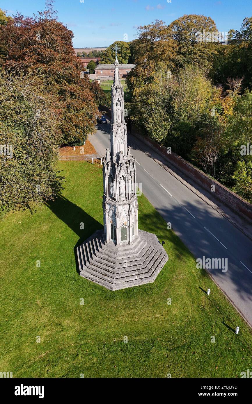 The Sledmere Pomnik, Monument to Sir tatton sykes Stock Photo - Alamy
