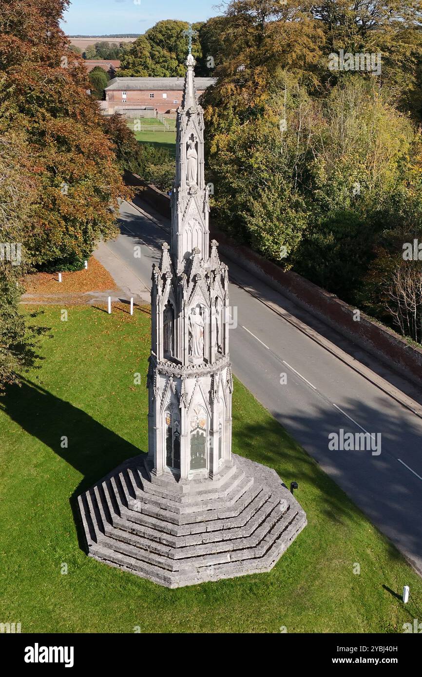 The Sledmere Pomnik, Monument to Sir tatton sykes Stock Photo - Alamy