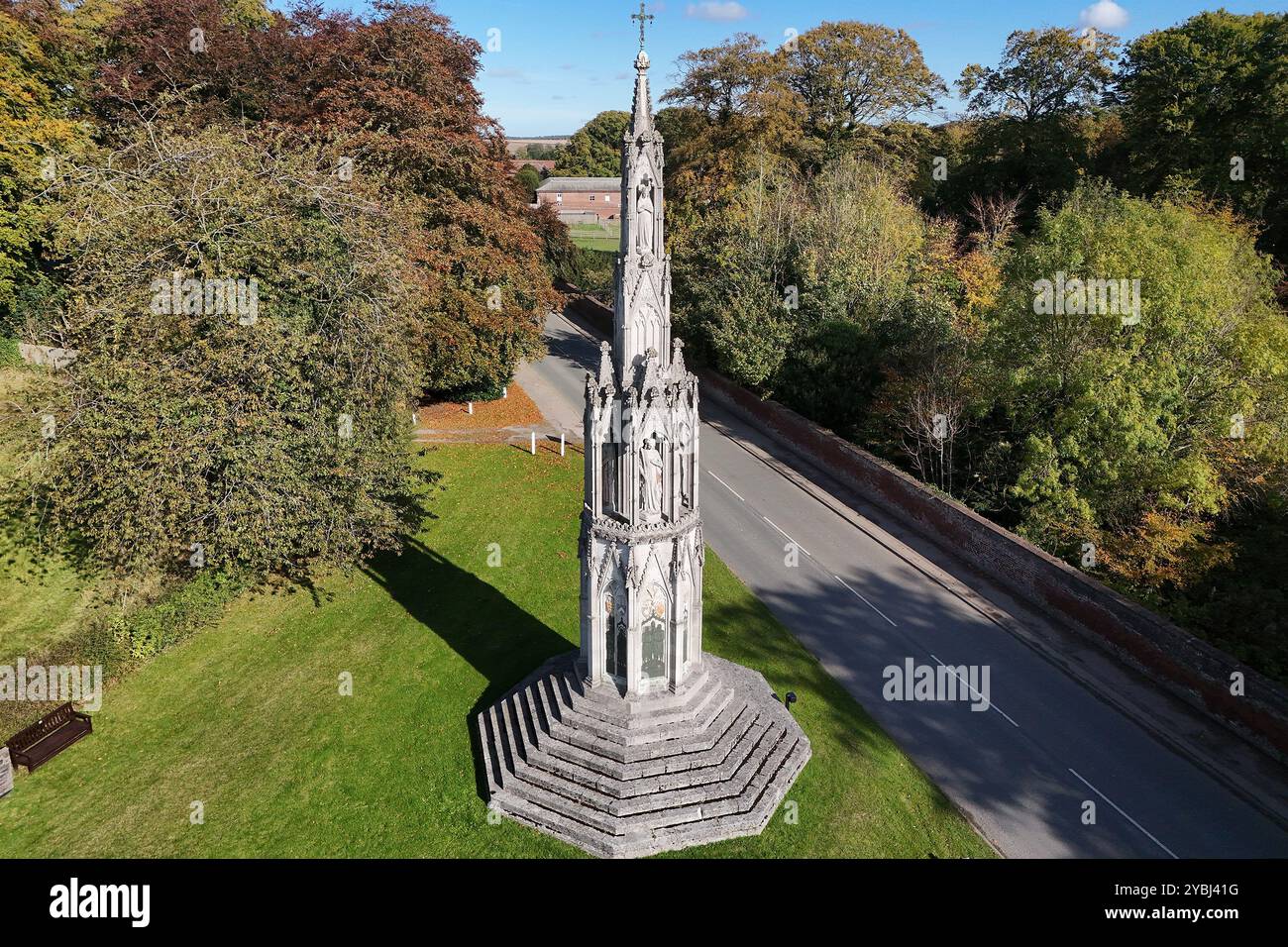 The Sledmere Pomnik, Monument to Sir tatton sykes Stock Photo - Alamy
