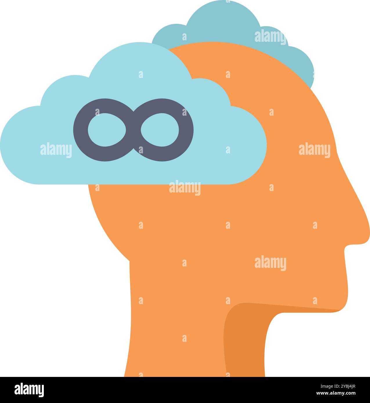 Infinity symbol brain hi-res stock photography and images - Alamy