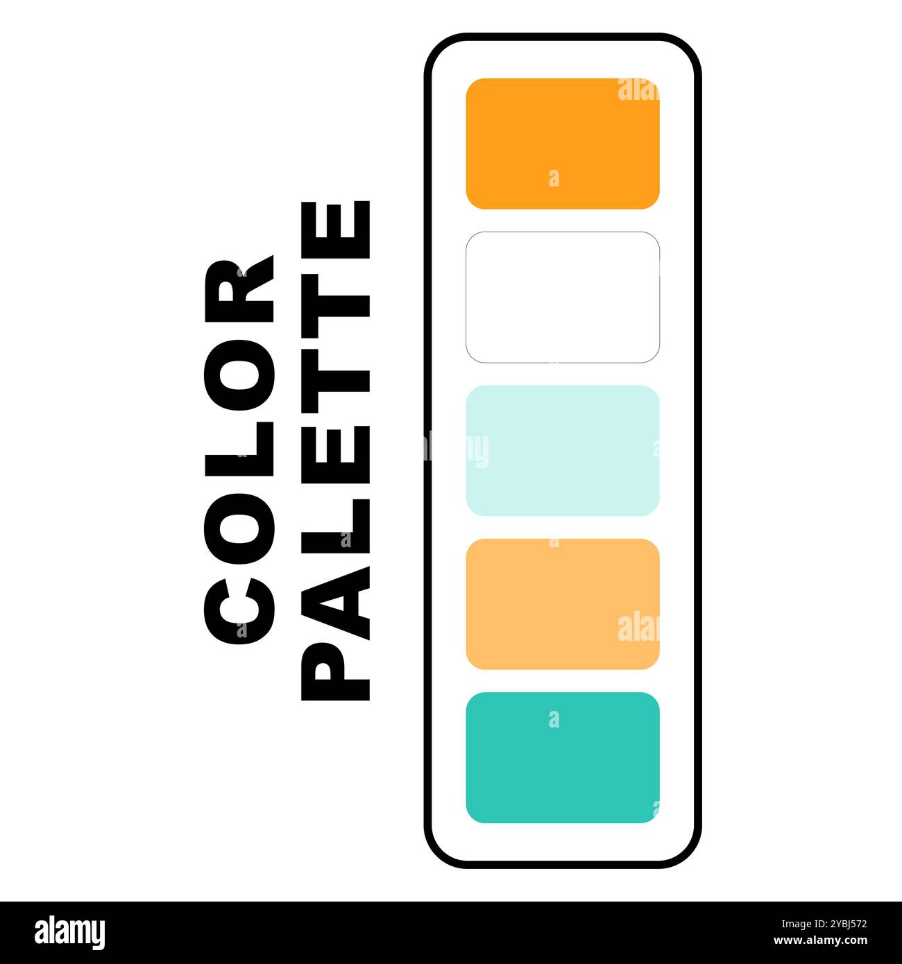 Vector illustration with palette. Color matching palette. Fashion Trend ...