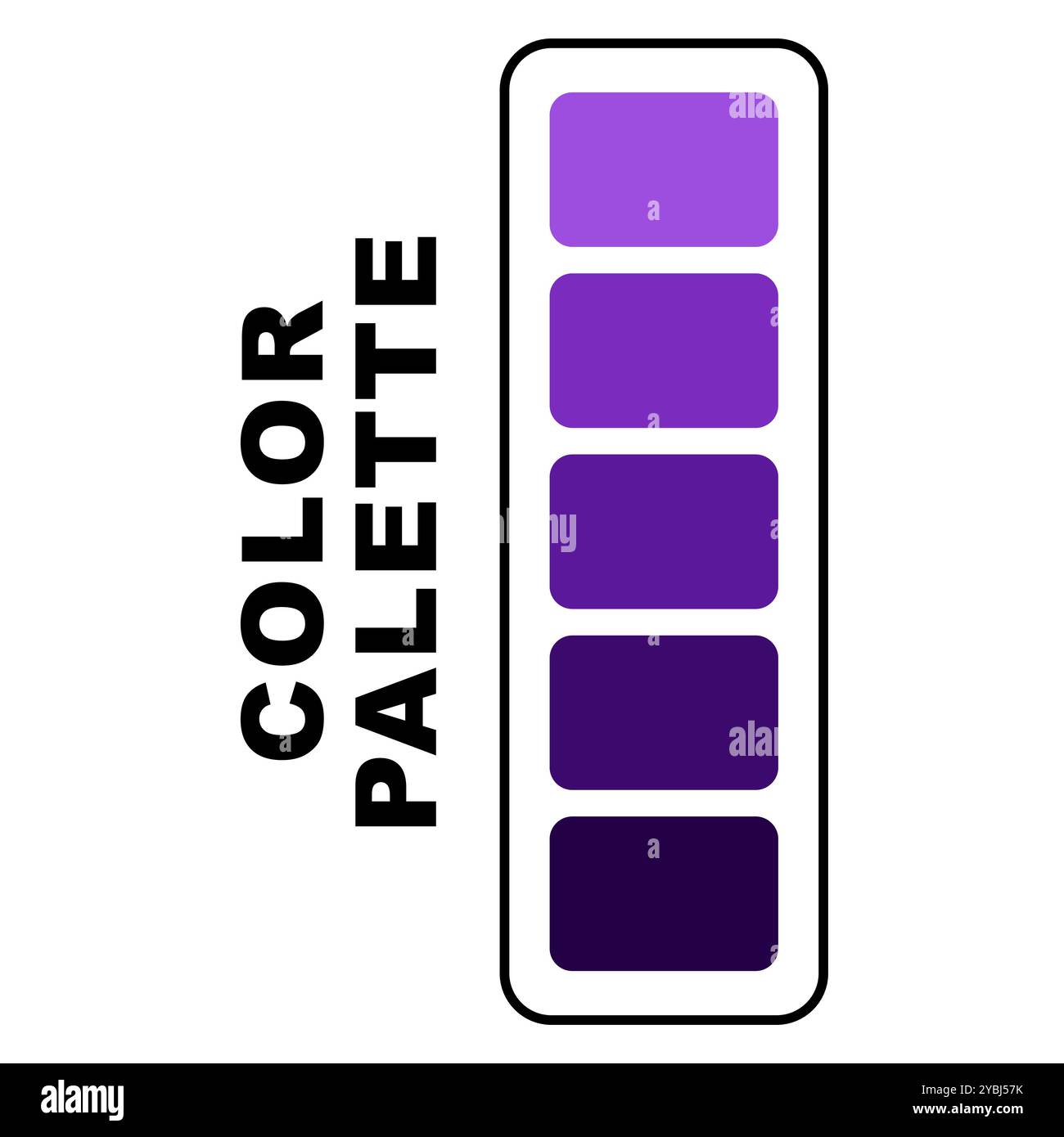 Vector illustration with palette. Color matching palette. Fashion Trend ...