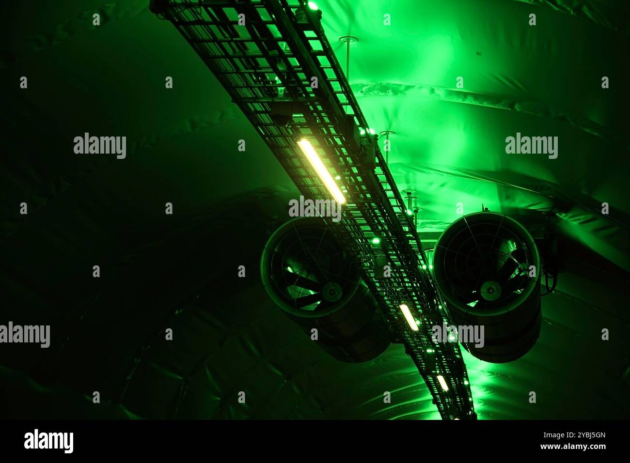 Ventilation system in the 3km long Fyllingsdalen bike tunnel, Bergen ...