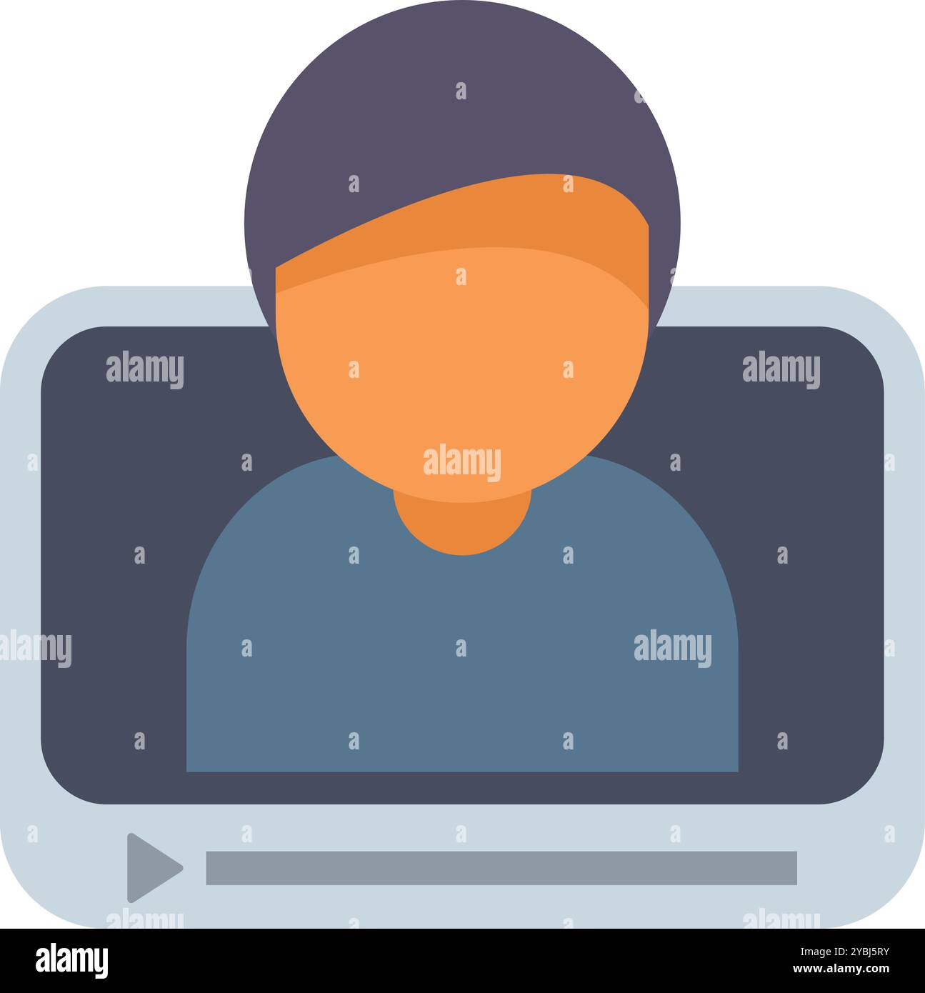 Video conference telecommunication work Stock Vector Images - Alamy