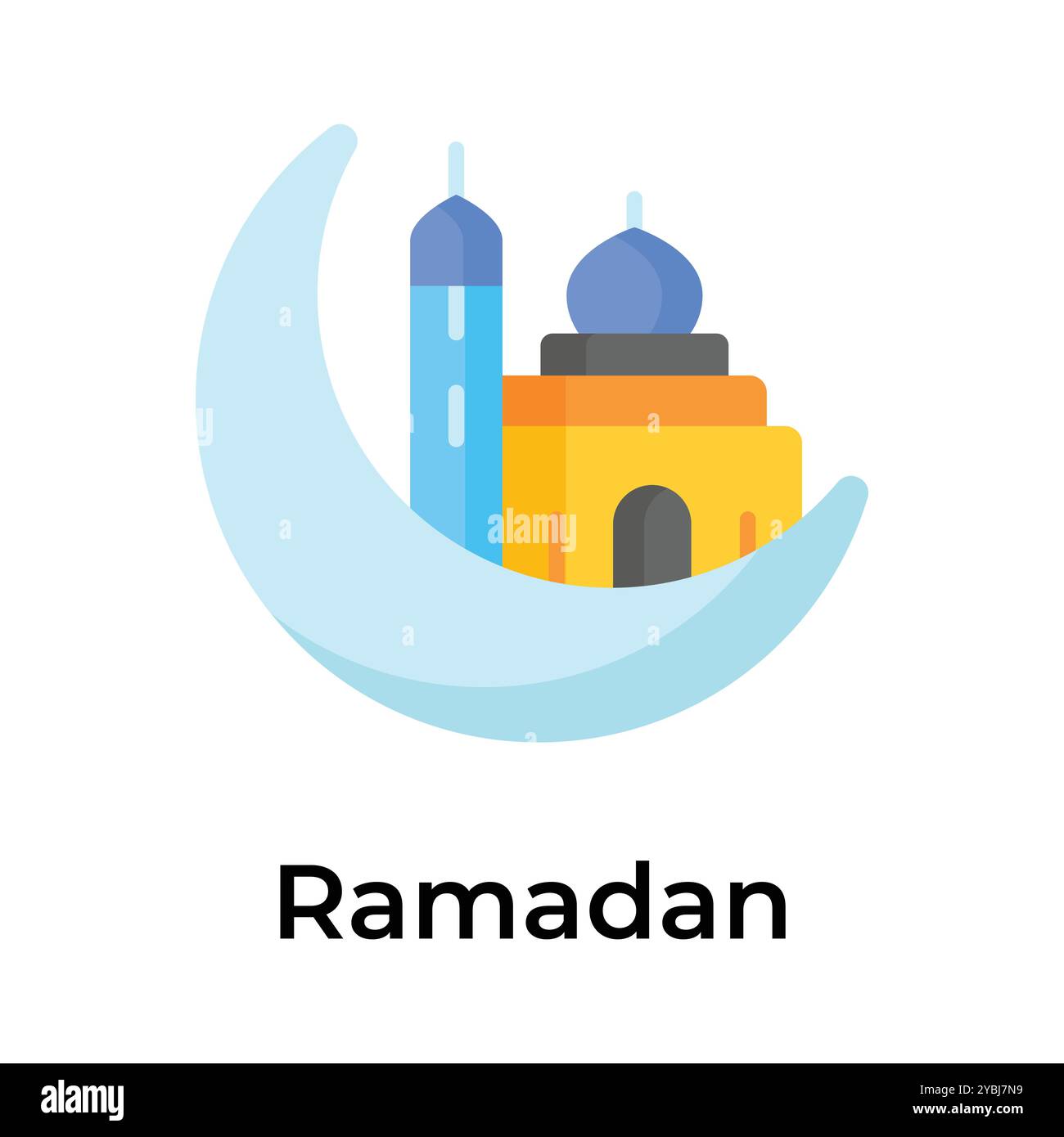 Well designed ramadan moon vector design, ready to use icon Stock ...