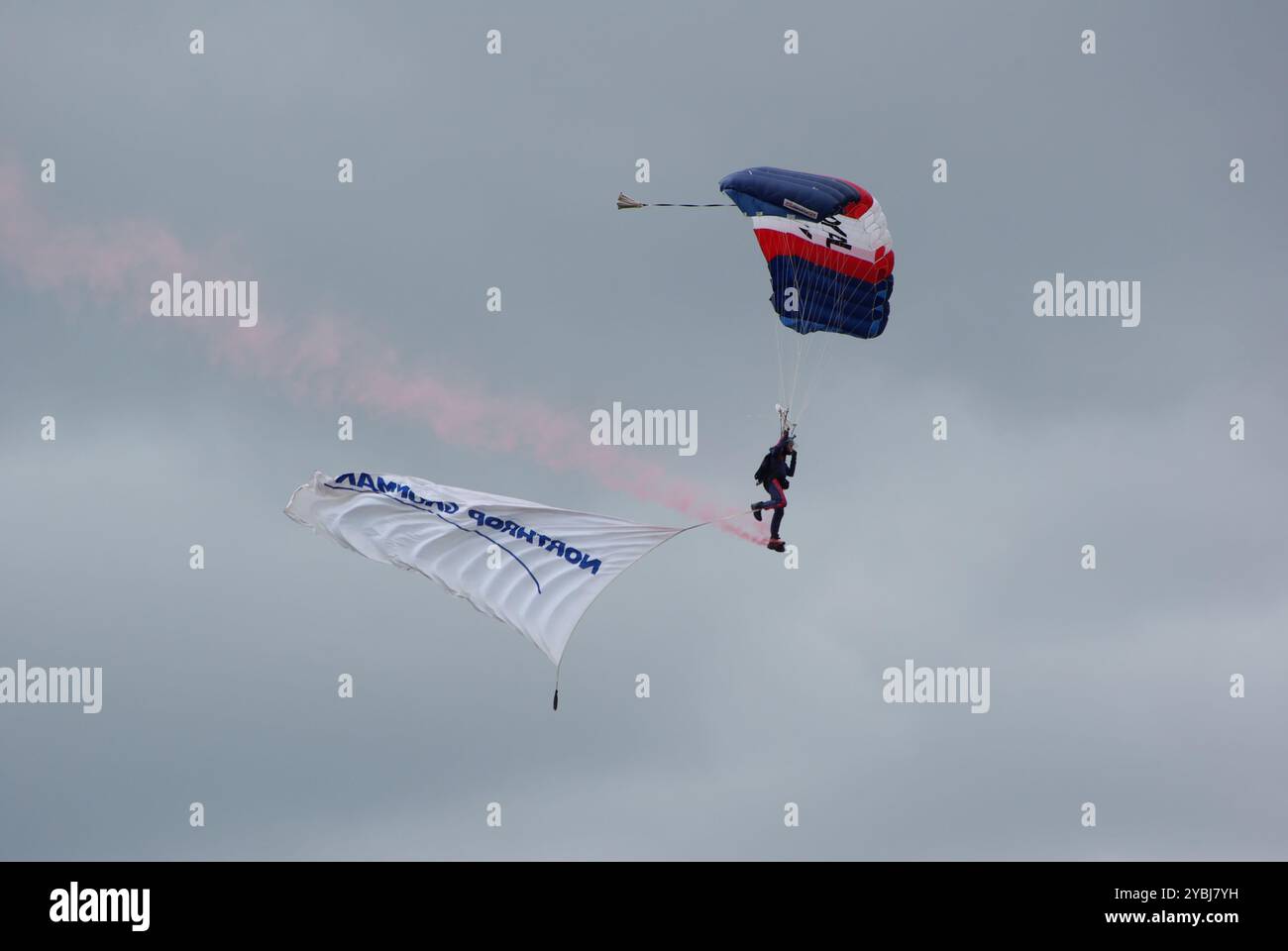 Royal Navy parachutist at RNAS Yeovilton in 2015 Stock Photo - Alamy