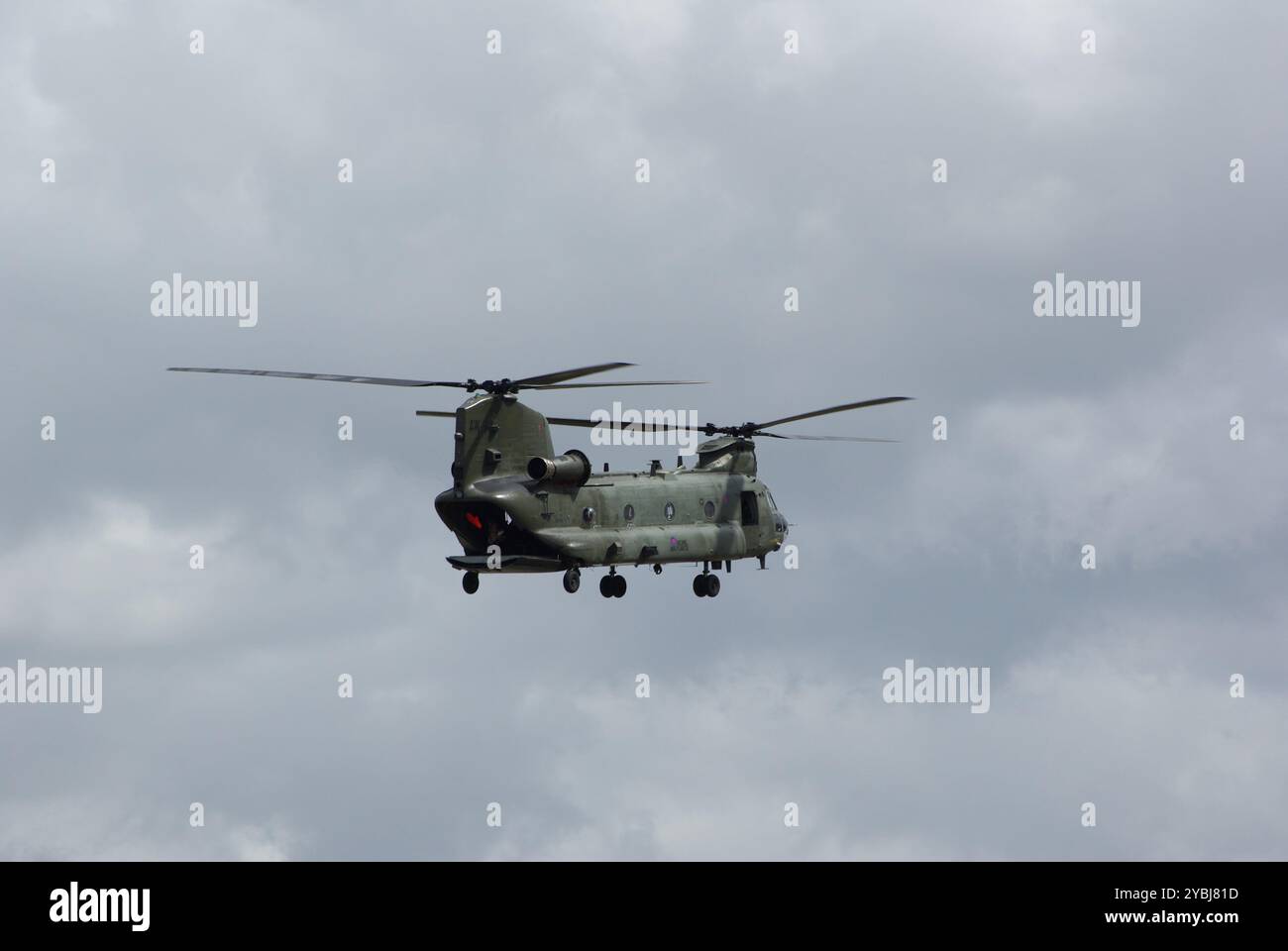 Boeing Chinook HC.4 helicopter at RNAS Yeovilton in 2015 Stock Photo ...