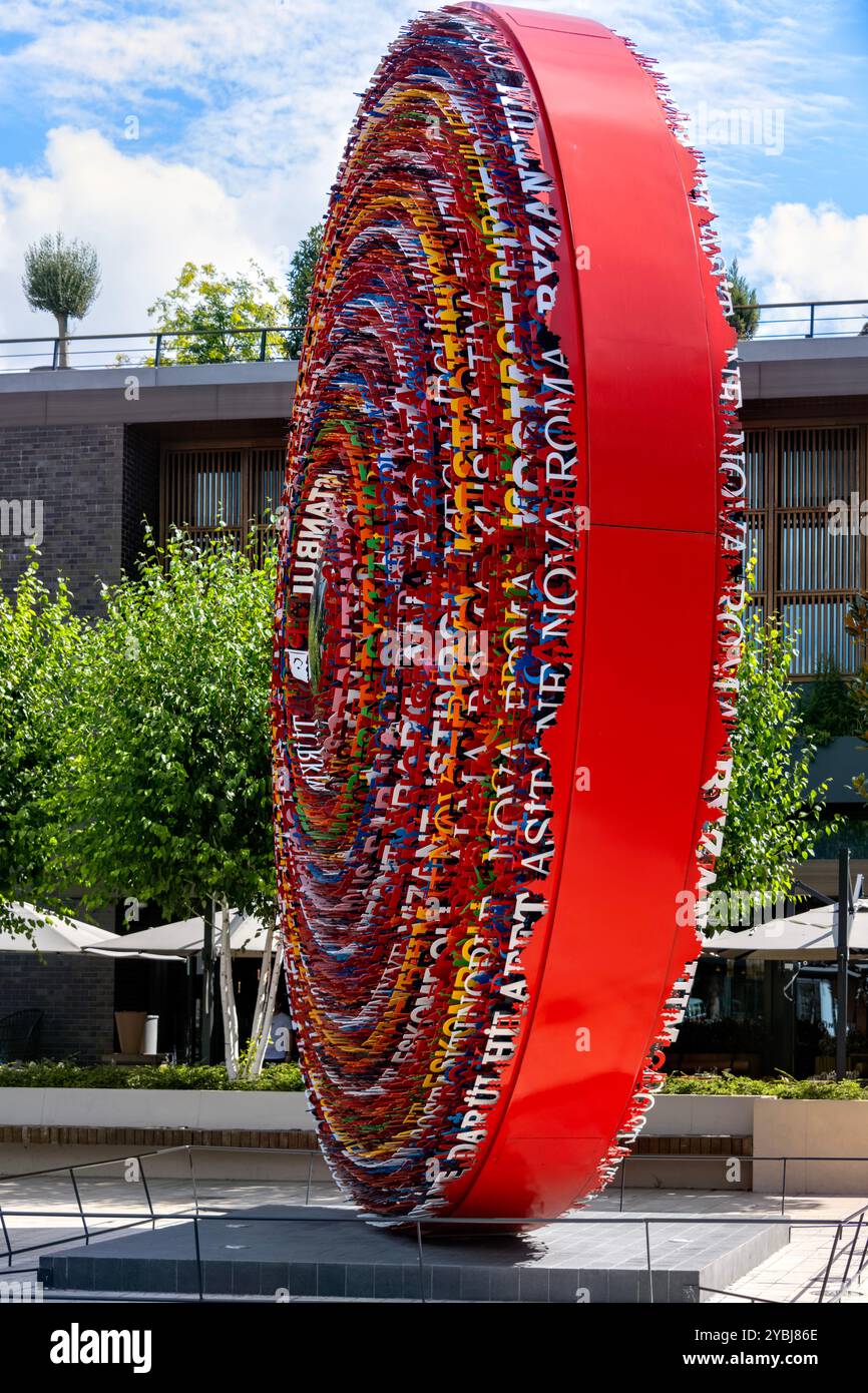 Istanbul, Turkey City of Names public art installation by Ahmet ...