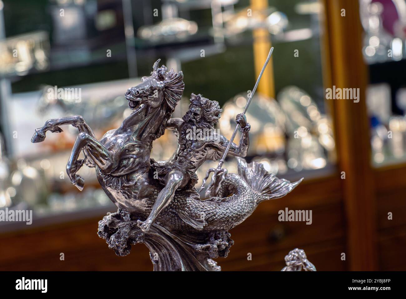 Marine-themed Italian sterling silver fountain detail at The London ...