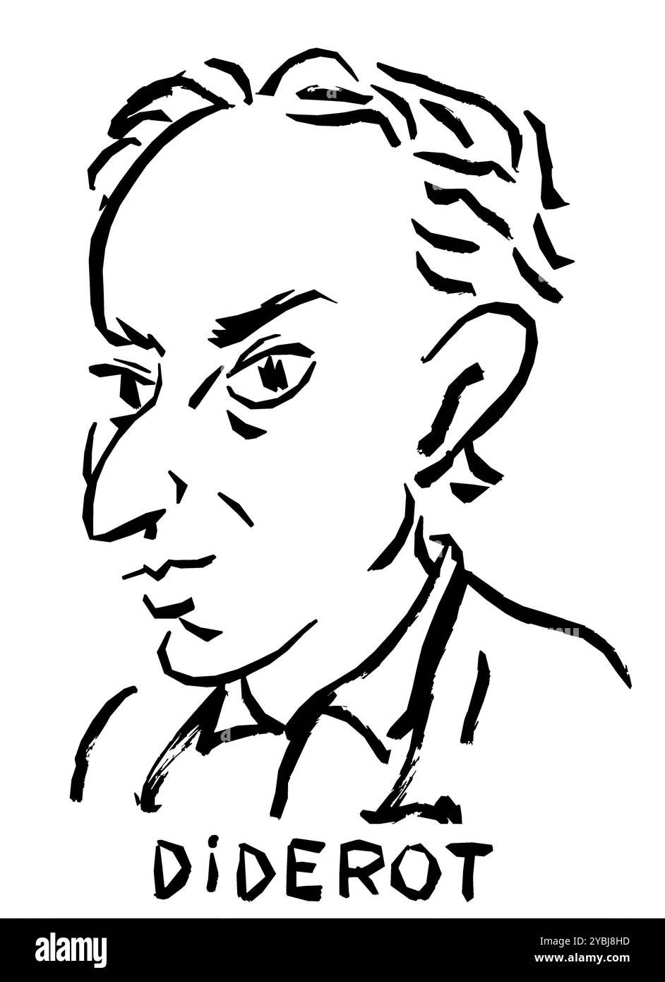 Diderot caricature hi-res stock photography and images - Alamy