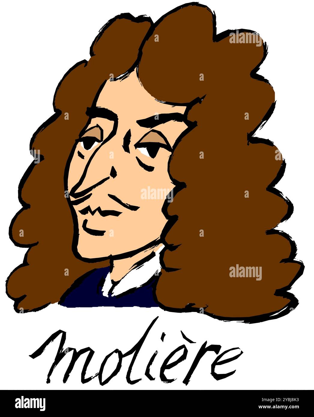 Molière portrait hi-res stock photography and images - Alamy
