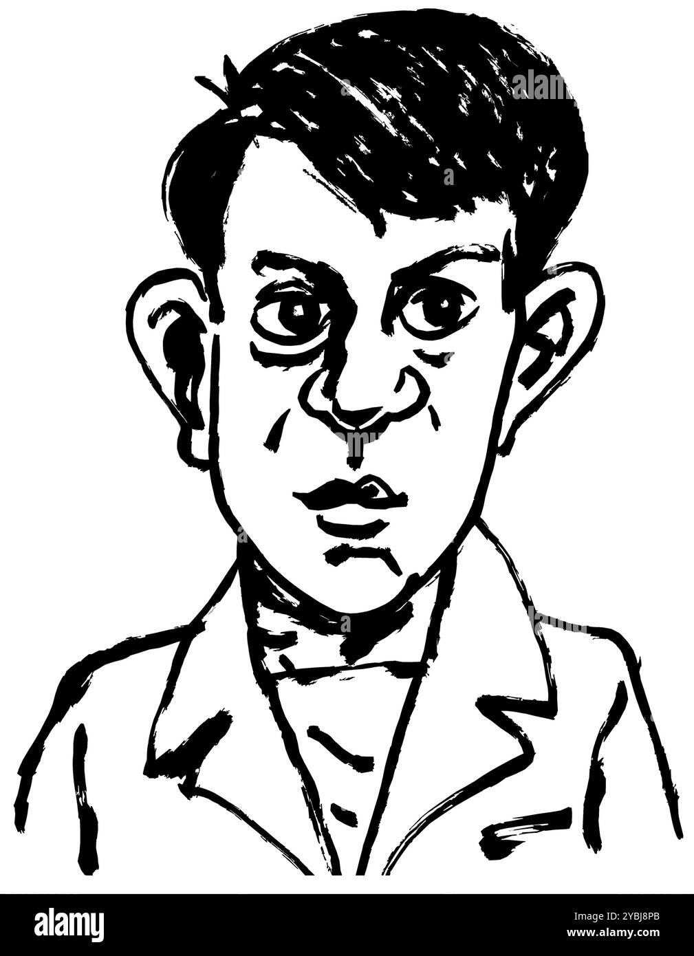 Young Pablo Picasso Portrait Stock Photo - Alamy